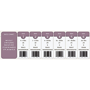 Bambo Nature Premium Eco-friendly Baby Diapers, Size 6 (35+ Lbs), 144 Count (6 Packs Of 24)