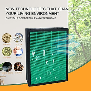 IZSOHHOME Compatible with Coway 400/400S Air Purifier,Coway AIRMEGA Max2 400/400S Air Purifier, AP-2015-FP, Max 2 Green True HEPA with Active Carbon Filter,2 Air Purifier True Hepa Filters (2 PACK)