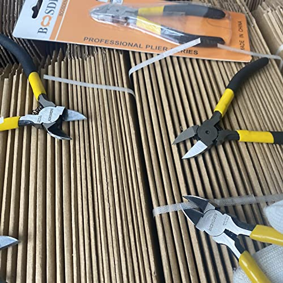 Wire Cutters, BOOSDEN 5 inch Flush Cutter, Dikes Wire Cutter for Crafting Electrical Jewelry Making, Precision Wire Cutter, Small Wire Cutter, Ultra Sharp Wire Clippers, Wire Snips