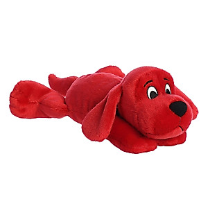Aurora® Playful Clifford® Laying Clifford Stuffed Animal - Childhood Nostalgia - Lasting Companionship - Red 11 Inches