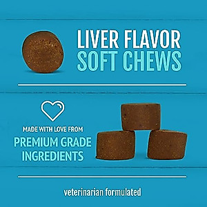 PetNC Natural Care Skin and Coat Soft Chews for Dogs, 60 Count