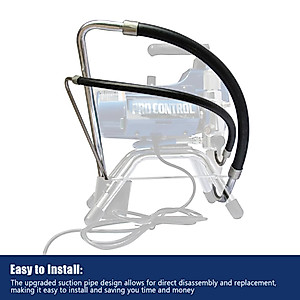 SIDMILE Stainless Steel Suction Tube and Reflux Line Airless Paint Sprayer Accessories for Graco 390 395 490 495 595 Airless Spraying Machine Paint Sprayers Tool Parts Fit for Tongshan T300 500