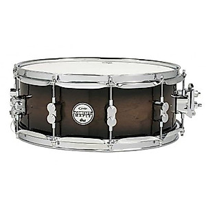 Pacific Drums PDP Concept Maple Series 5.5x14 Snare Drum - Exotic Walnut Charcoal Burst PDCMX5514SSWC