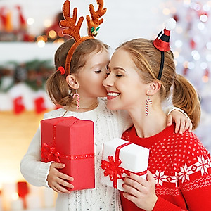 Remuuly 16 Pairs Christmas Earrings Candy Cane Dangle Earrings for Women Xmas Hook Jewelry Earrings Cute Earrings Dangle Drop Cute Jewelry for Girls Winter Holiday Festive Gifts