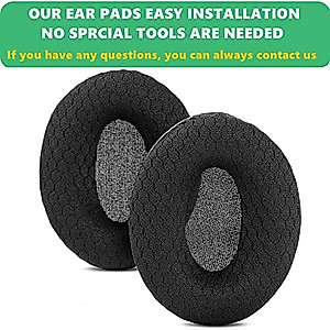 TaiZiChangQin Ear Pads Ear Cushions Mic Foam Kit Earpads Replacement Compatible with Microsoft Lifechat LX3000 LX-3000 LX 3000 Headphone
