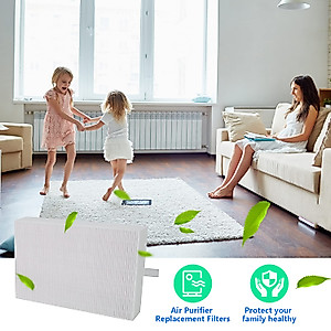 3 Pack True HEPA Filter R Replacement for Honeywell HRF-R2 HRF-R3 Air Purifier, Filter R
