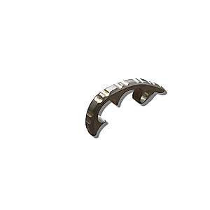 Metonboss Tumbled Brass Gear BACKSPACER for Spyderco PARA 3