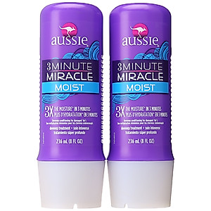 Aussie 3 Minute Miracle Moist Deeeeep Conditioner 8 Ounce (2 Pack)