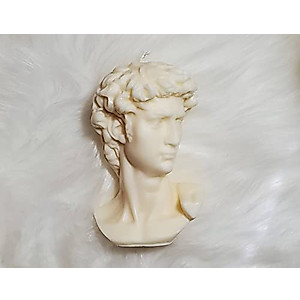 Large Bust David Statue Soy Wax Scented Candle Hand Poured Aroma Candle Home Candle