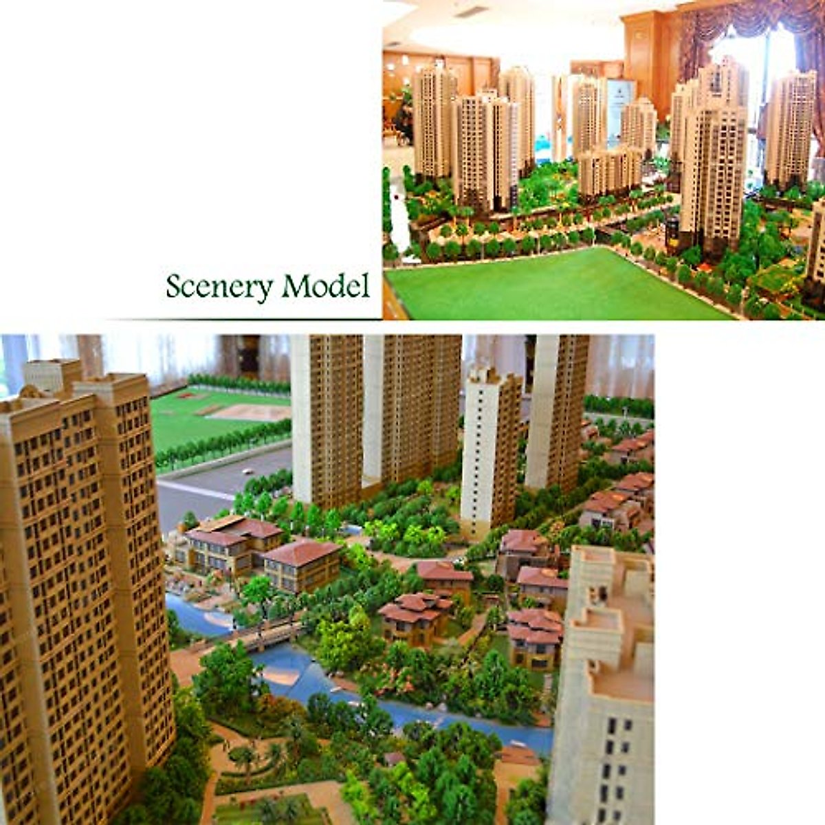 23Pcs Model Trees Scenery Model Plastic Artificial Layout Rainforest Diorama, Building Model Trees, Fake Trees for Projects Model Train Railways Architecture Landscape