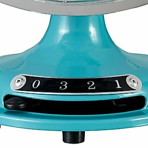 8'' Tabletop All Metal Retro Antique Style Fan Adjustable & Oscillating 3 Speeds Better Homes & Gardens, Aqua