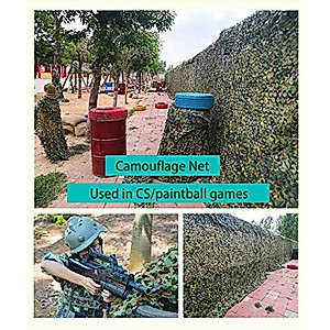Sutekus Camouflage Net Camo Netting Hunting Blinds Military Netting for Hunting Camping Hide (10'×13')