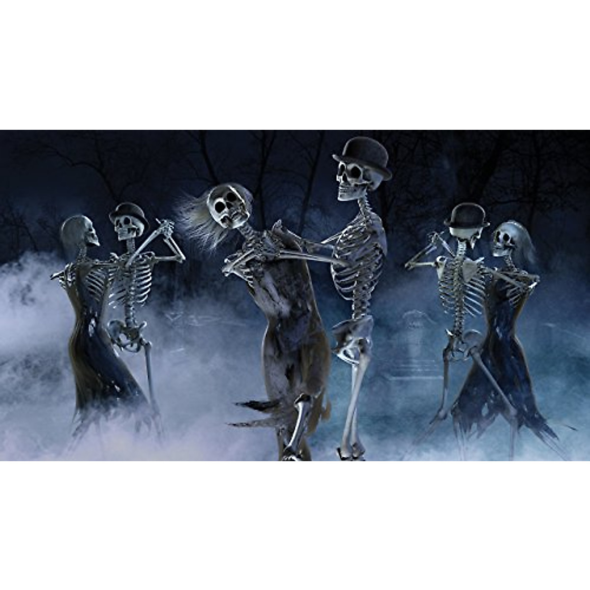 AtmosFear FX Ghostly Apparitions & Bone Chillers DVD Plus Reaper Brothers High Resolution Rear Projection Screen for Virtual Halloween Window Projection Movies