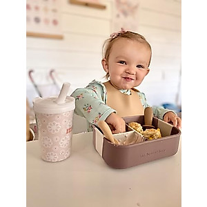 The Dearest Grey Leakproof Silicone Bento Box For Adults & Kids (Purple Tie Dye)