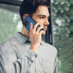 Skycase Case Designed for iPhone 13 Pro Max 5G 6.7’’, Support [Magsafe Charge][2 in 1] Magnetic Detachable Flip Folio Wallet Case with Card Slots for iPhone 13 Pro Max 2021,Navy