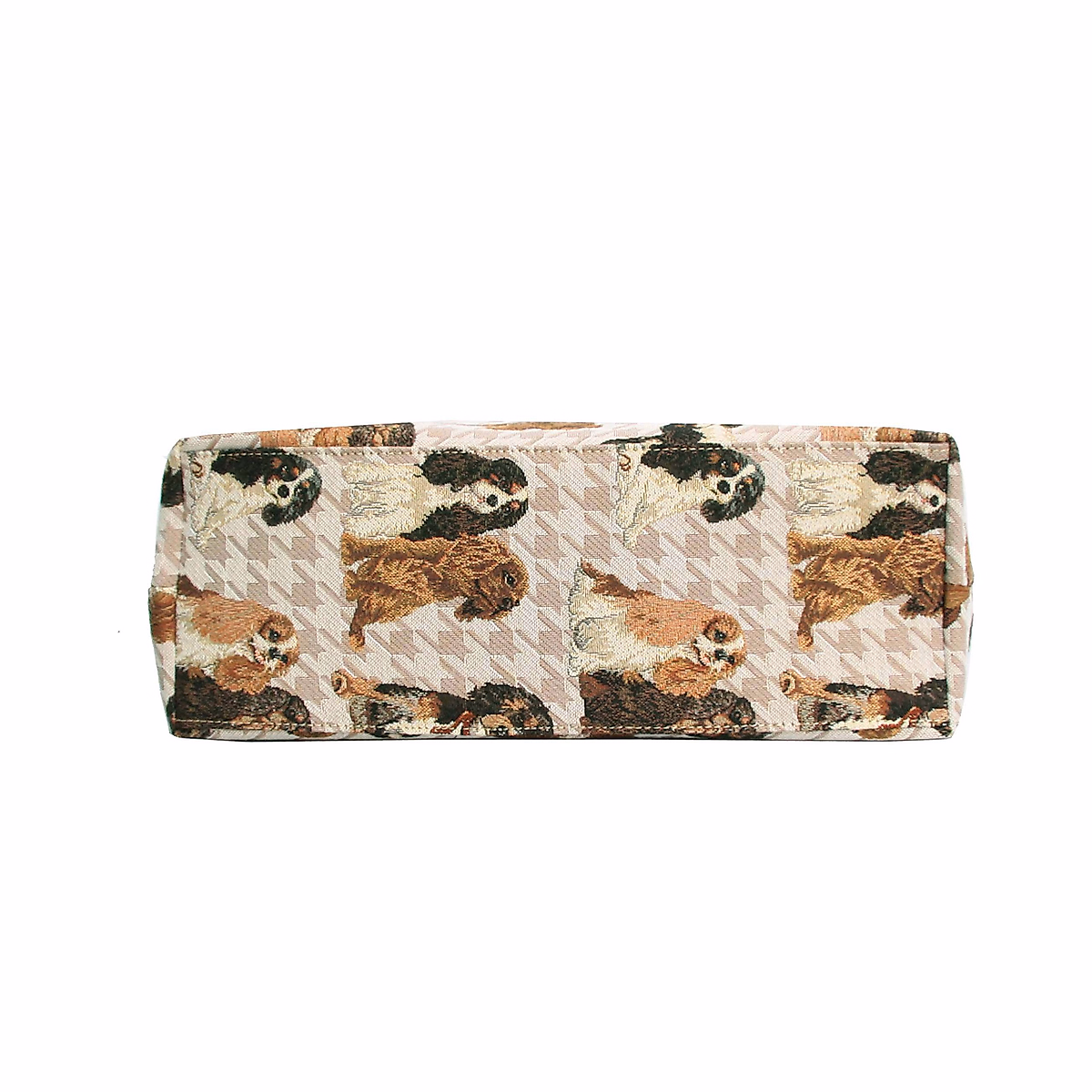 Signare Tapestry Hobo Shoulder bag Slouch Purse For Women with Cavalier King Charles Spaniel Dog Design (HOBO-KGCS)