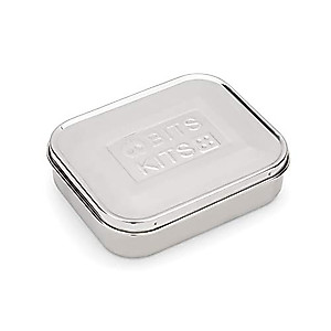 Bits Kits Stainless Steel Bento Box Lunch and Snack Container for Kids and Adults, 4 Sections