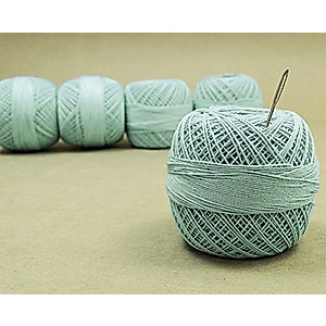 S2J Knitting Thread Cotton Crochet Tatting Yarn Set of 10 Pcs Embroidery Ball
