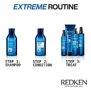 REDKEN Extreme Shampoo and Conditioner | For Damaged Hair | Hair Strengthen & Repair Damaged Hair | Infused With Proteins