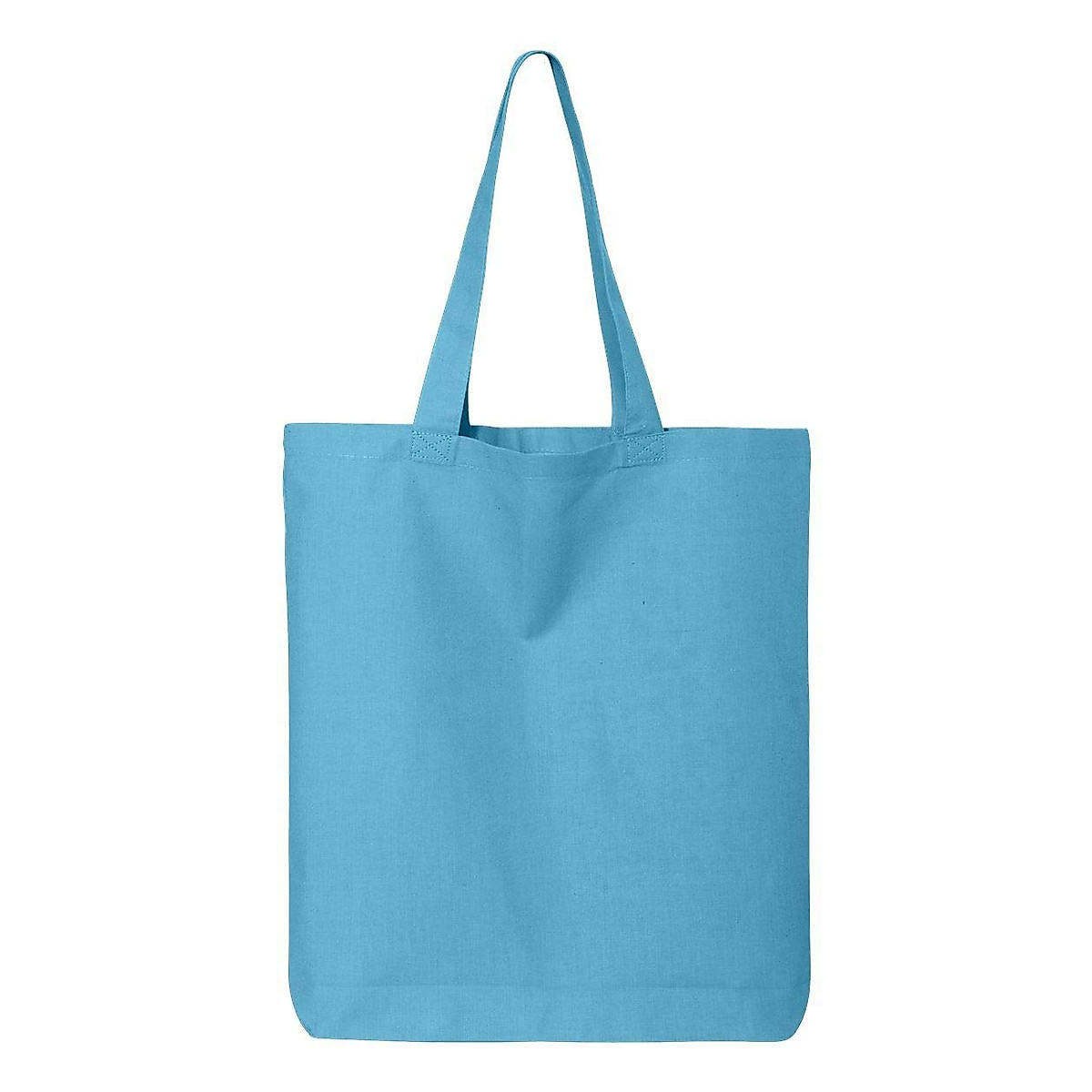 shop4ever John 3:16 Bible Verse Cross Christian Faith Eco Cotton Tote Reusable Shopping Bag 6 oz Turquoise 1 Pack