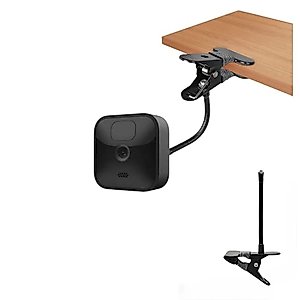 Blink Outdoor Camera Wall Mount, 360 Degree Adjustable Flexible Clip Clamp for Blink XT/XT2/All-New Blink/Blink Mini, for Blink Indoor Security Camera System, Attach Blink Camera Without Any Tools