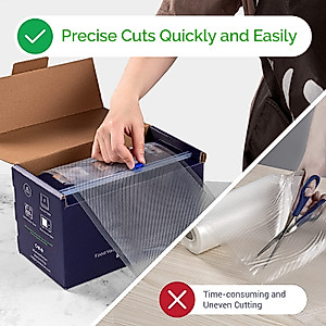 GERYON Vacuum Sealer Bags for Food, 8x120ft Rolls with Slide Cutter for All Vacuum Sealer Machine, BPA Free, Safe for Food Storage, Meal Prep and Sous Vide