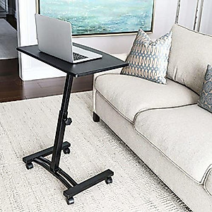 JTSQ Mobile Laptop Computer Desk CART Height-Adjustable Home Office Office Furniture Standing Desk Computer Desk Stand up Desk Gaming Desk Standing Desk Office Desk Office Desk Accessories