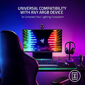 Razer Chroma Light Strip Expansion Kit: Chroma RGB - Premium Light Diffusing Case - Universal Compatibility with Any ARGB Device