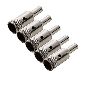 1/2" Inch Diamond Drill Bit Hole Saw for Tile Glass Marble Granite Fiberglass Ceramic Tool (5 Pack)