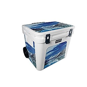 MightySkins Skin Compatible with Yeti Roadie 60 Wheeled Cooler - Sky Lake | Protective, Durable, and Unique Vinyl Decal wrap Cover | Easy to Apply, Remove, and Change Styles | Made in The USA