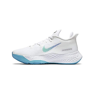Nike Men's Air Zoom BB NXT Basketball Shoes (White/White/Flash Crimson/Hyper Violet, Numeric_10)