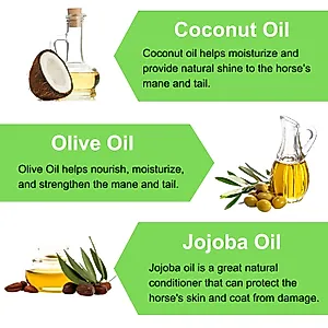 Pure Sole Soothe & Shine Shampoo - A Gentle Deep Cleaning Moisturizing Horse Shampoo - Hydrates Skin and Conditions Coat. - Perfect for Mane and Tail Too - 32 oz.