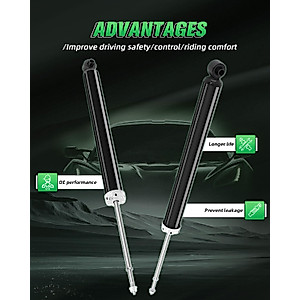 SCITOO Rear Shocks Set of 2 for Charger, Shocks and Struts Fits 2005 2006 2007 2008 2009 2010 2011 for Chrysler 300,2006 2007 2008 2009 2010 for Dodge Charger,2005 2006 2007 2008 for Dodge Magnum