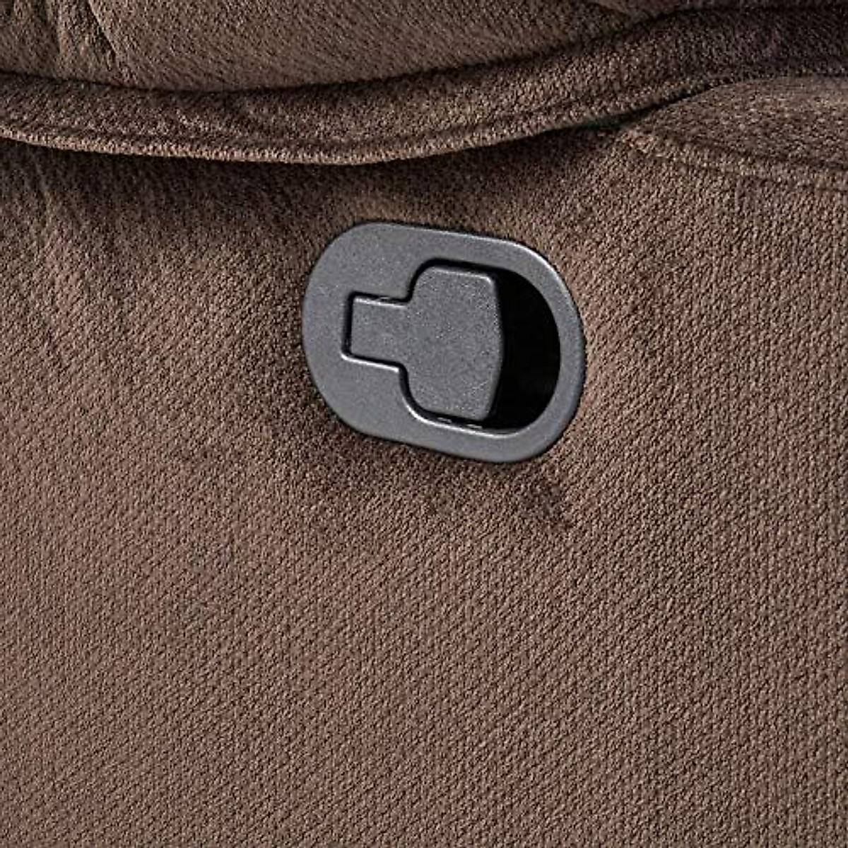 Christopher Knight Home Gannon Fabric Gliding Recliner, Chocolate 42.52D x 38.58W x 40.94H in