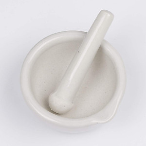 6ml Porcelain Pepper Mill Mortar Pestle Pugging Pot Garlic Spice Grinder Pharmacy Herbs Bowl Mill Crusher DIY Kitchen Gadget