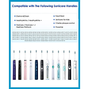 Replacement Toothbrush Heads for Philips Sonicare Replacement Heads, Electric Tooth-Brush Head Compatible with Phillips Sonic Care,for Philips Sonic Care Brush