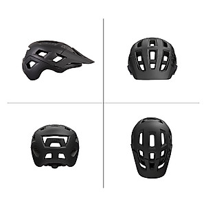 LAZER Coyote MIPS Mountain Bike Helmet – Bicycling Helmets for Adults – Men & Women’s Cycling Head Protection with Sun Visor, Matte Full Black, Large