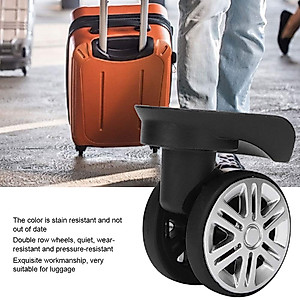 Luggage Wheel,Mute Double Row Wheel Suitcase Luggage Replacement Universal Outdoor Accessories