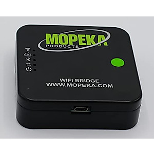 Mopeka Pro Check Bundle - 1 Pro Check Sensor and 1 Wifi Bridge/Gateway - Wireless Propane Gauge for your RV, BBQ Grill, and Patio Heater LPG Tanks - Monitor Propane Levels with the Free Tank Check App