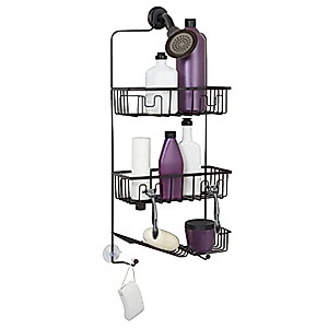Zenna Home Hanging Over-The-Shower Caddy, Oil Rubbed Bronze