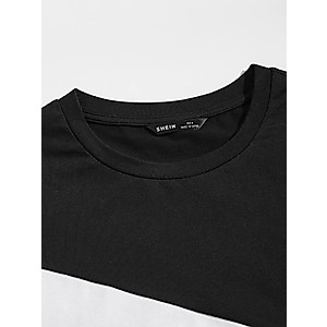 OYOANGLE Men's 2 Piece Outfits Short Sleeve T Shirt and Sweatpants Lounge Set Sleepwear Tracksuit Black Grey M