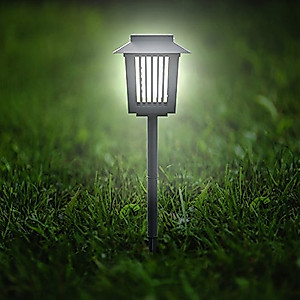 Pure Garden Solar Power Uv Led Light – Black