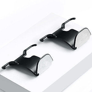 Alfanxi Car Front Seat Hook Organizer Alcantara Material Hanger Compatible with Tesla Model Y/3 All Models(Grey)