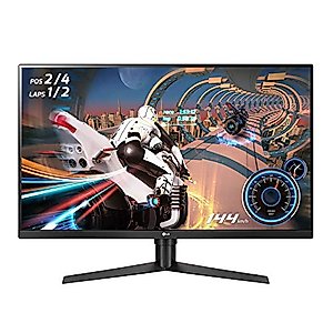 LG 32GK650G-B 32" QHD Gaming Monitor with 144Hz Refresh Rate and NVIDIA G-Sync