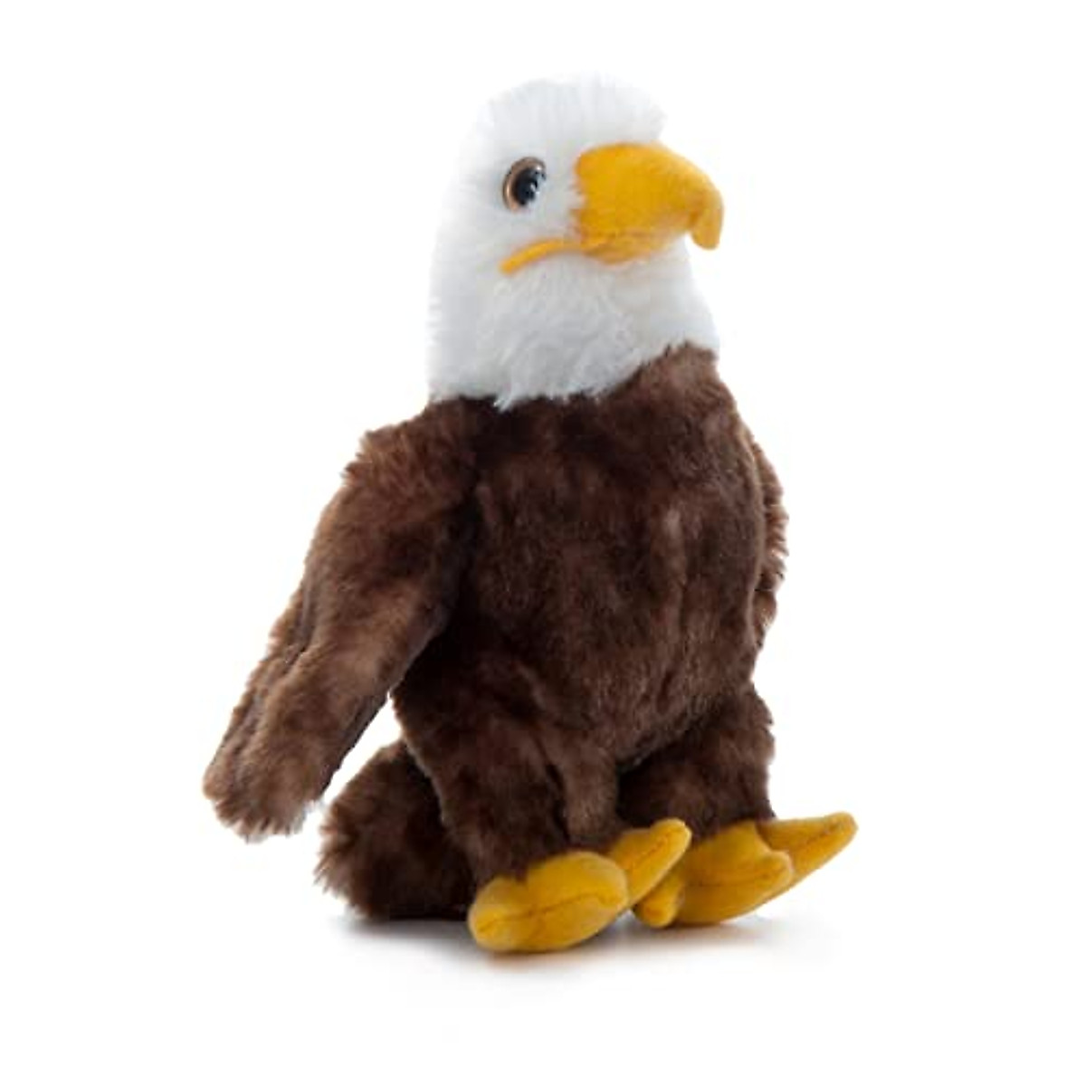 The Petting Zoo Bald Eagle Stuffed Animal Plushie, Gifts for Kids, Wild Onez Babiez Zoo Animals, Eagle Plush Toy 6 inches