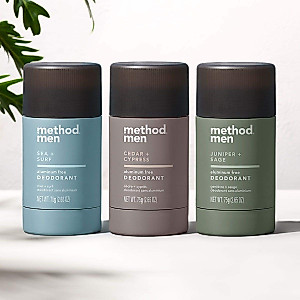 Method Mens Aluminum-Free Deodorant, Sea & Surf, 2.65 Ounce (Pack of 6)