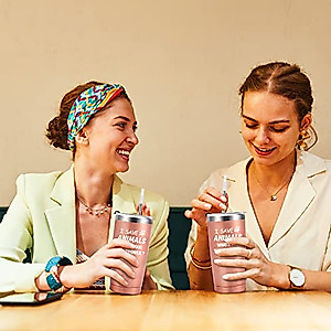 I Save Animals, Whats Your Superpower-Vet Tech Gift Stainless Steel Tumbler with Lid, Birthday Christmas Ideas for Veterinarian Veterinary Technician, Doctor Assistant Graduation(20oz, Rose Gold)