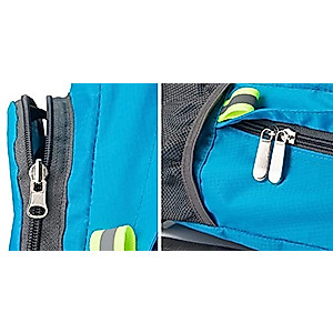 PAXLAMB Backpack Packable Foldable Ultra Lightweight Water Resistant Durable Camping Travel Hiking Daypack for Men Women (Black)