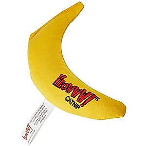 Yeowww! Catnip Toy, Yellow Banana