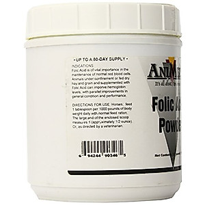 AniMed Folic Acid 10-Percent Powder for Horses, 2.5-Pound